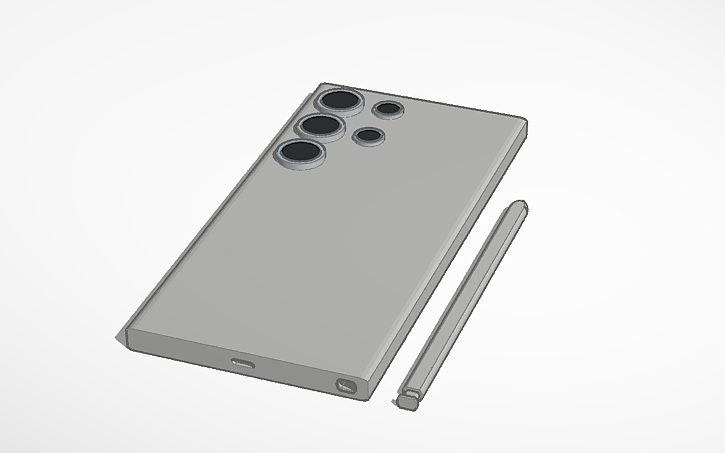 3D design Samsung Galaxy s24 ULTRA - Tinkercad