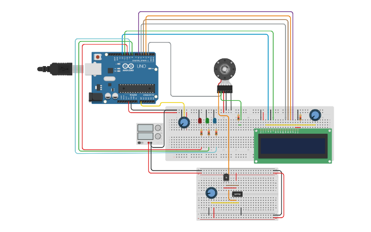 Circuit design Projeto CDM | Tinkercad