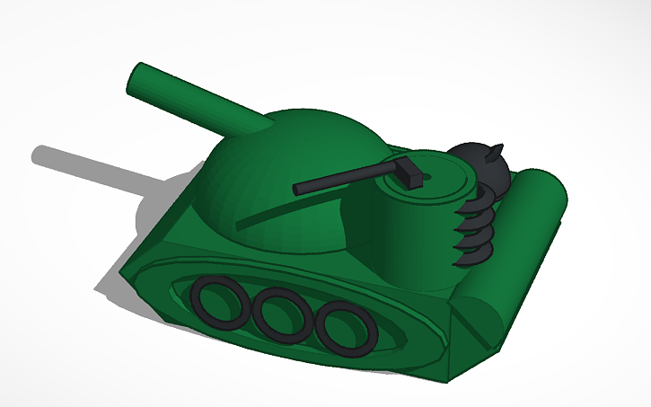 3D design Easy Tank Design | Tinkercad