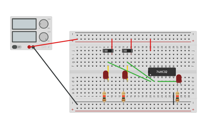 Circuit design 74hc32 simulador , Paulo Odenir Genero - Tinkercad