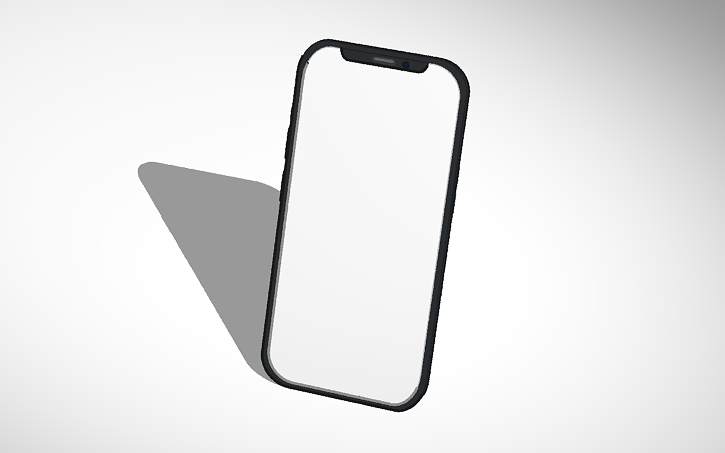 3D design IPHONE X MODEL DESIGN - Tinkercad