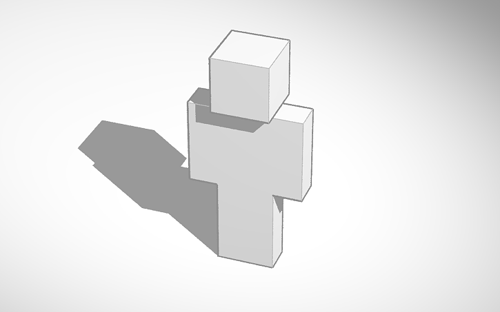 3d Design Minecraft Character Tinkercad