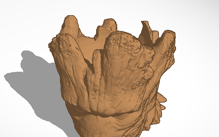 3D design Groot ashtray (VITI) - Tinkercad