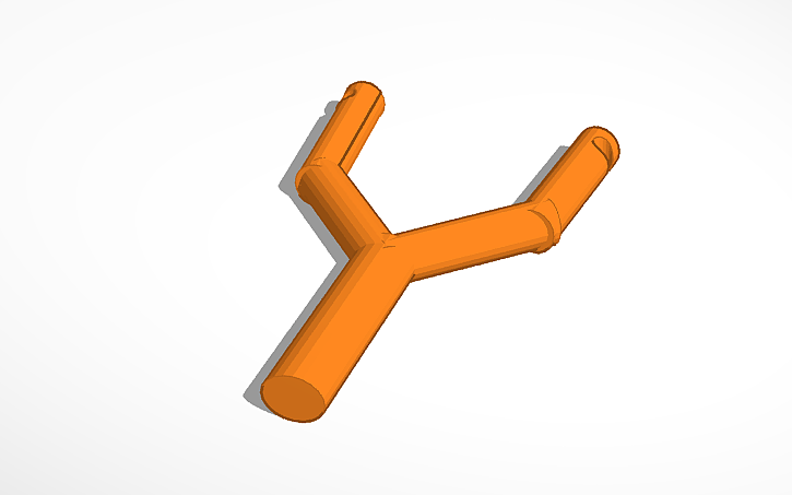 3D design sling shot - Tinkercad