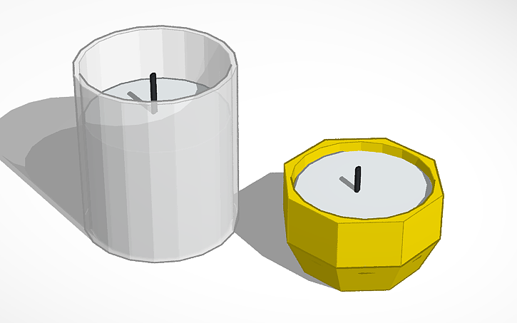 3D design Bonita Fierce Candles - Tinkercad