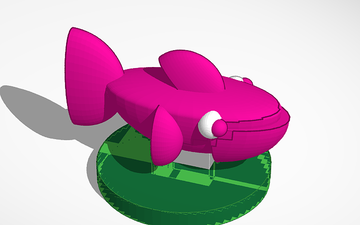 3D design SCJT - Fish - Tinkercad