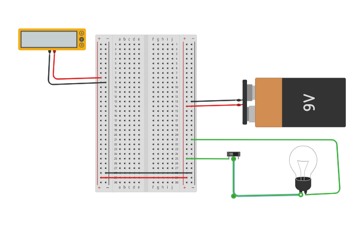 Circuit Design Activity 4 Breadboard Tinkercad