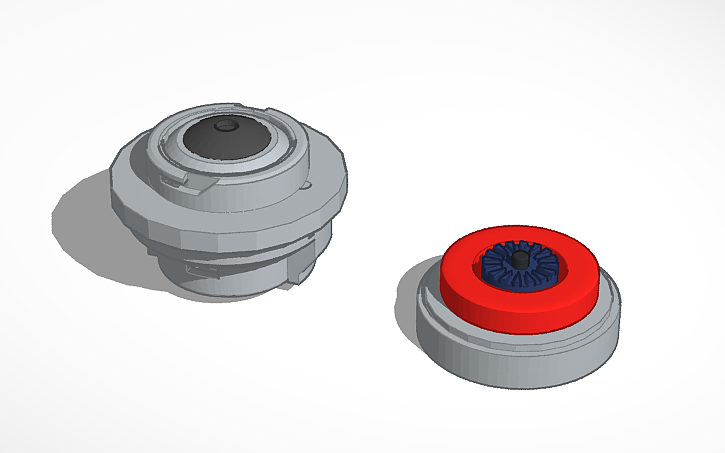 3D design beyblade Scrap clone Driver - Tinkercad