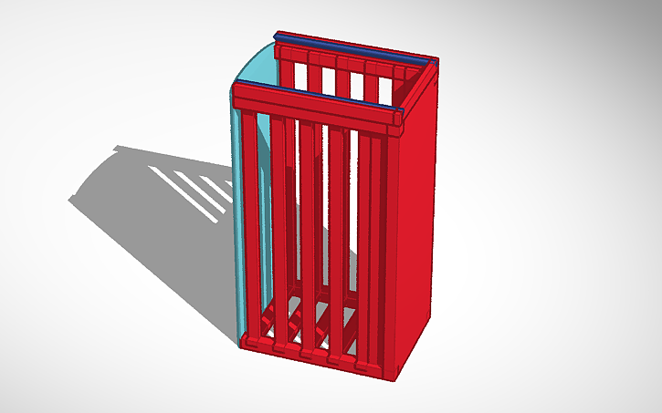 3D design jurassic park cage SMALL - Tinkercad