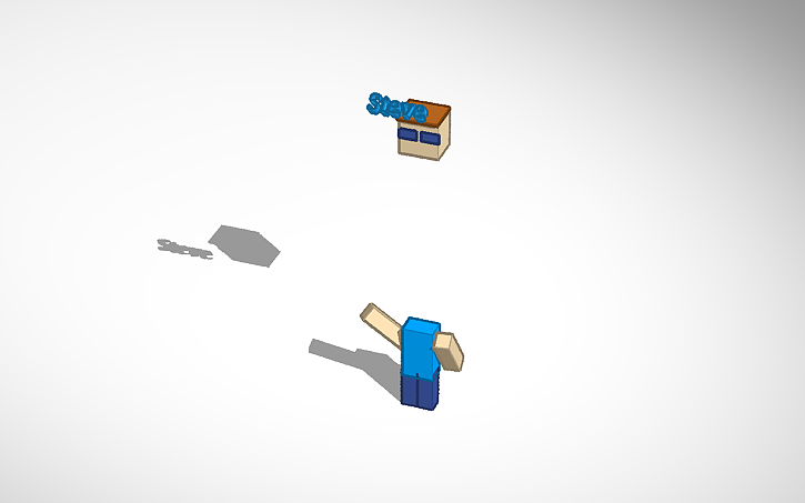 3D design Steve (from Minecraft) | Tinkercad