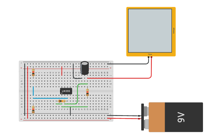 Circuit Design Onda Triangular Tinkercad