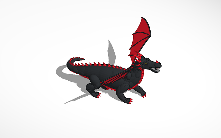 3D design Dragon - Tinkercad