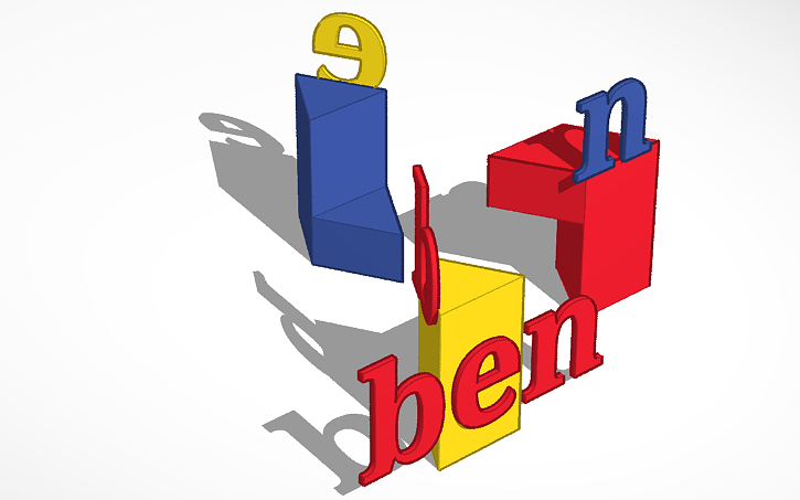 3D design ben - Tinkercad