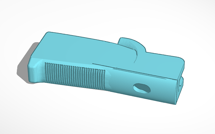 3D design Featureless AR Grip - Tinkercad