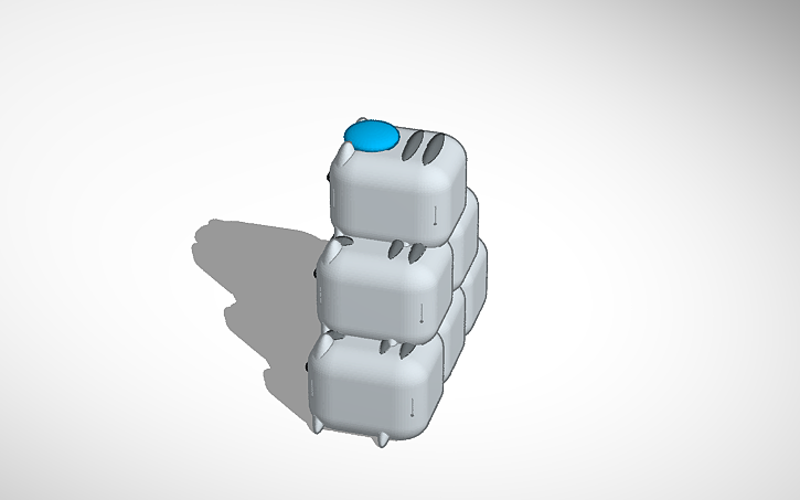 3D design cat stacks | Tinkercad