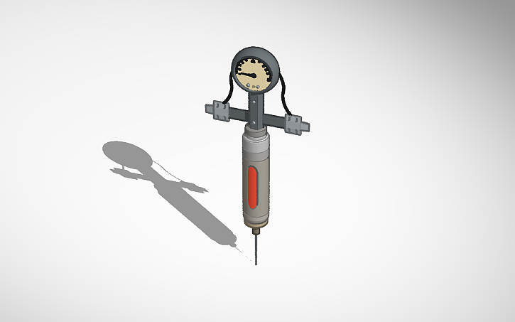 3D design Fallout stimpak - Tinkercad