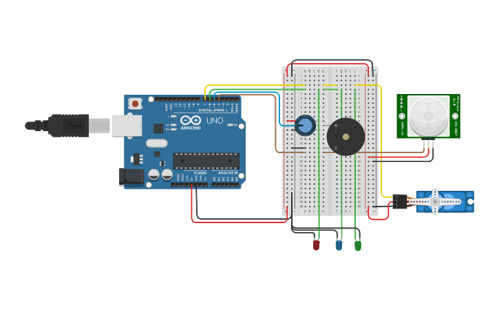 Circuit design IOT MICRO PROJECT - Tinkercad