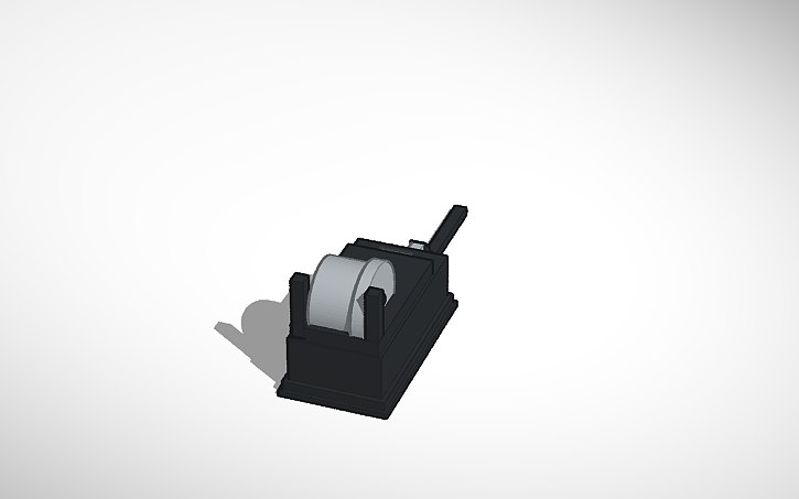 3D design Gerstlauer Eurofighter lift hill mechanics - Tinkercad