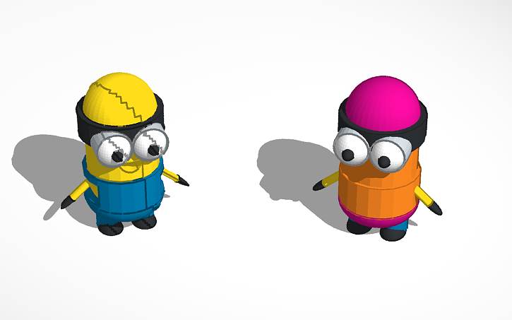 3D design Minion | Tinkercad