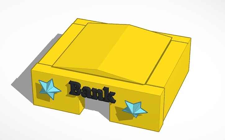 3D design Gold Bank | Tinkercad