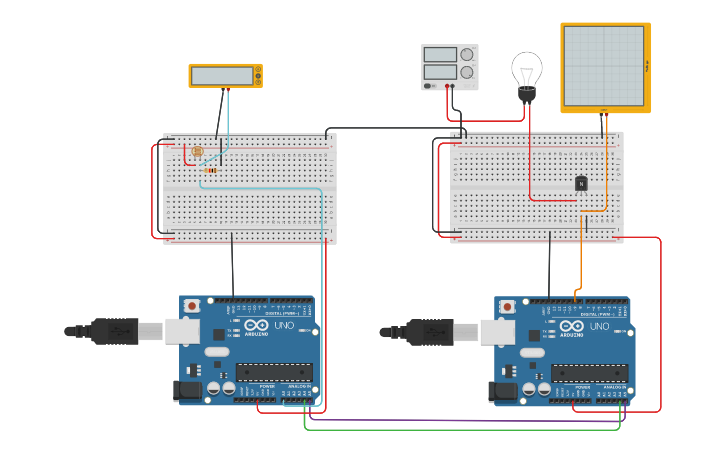 Circuit design Illumination control using I2C | Tinkercad Circuit design Illumination control using I2C | Tinkercad