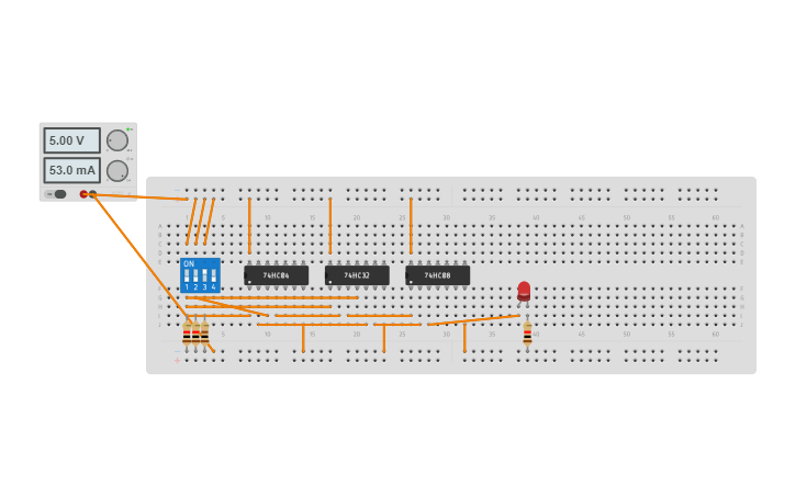 Circuit design practica 4 A - Tinkercad
