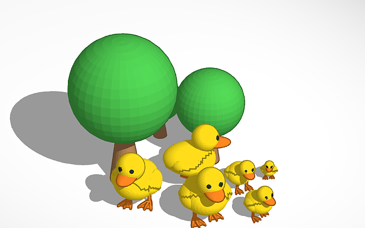 3d Design Duck Tinkercad