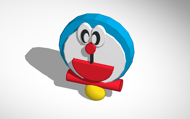 3D design Doraemon - Tinkercad