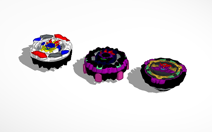 3D design Beyblade Burst Sparking Lane Valhalla Beyblade Evolutions ...