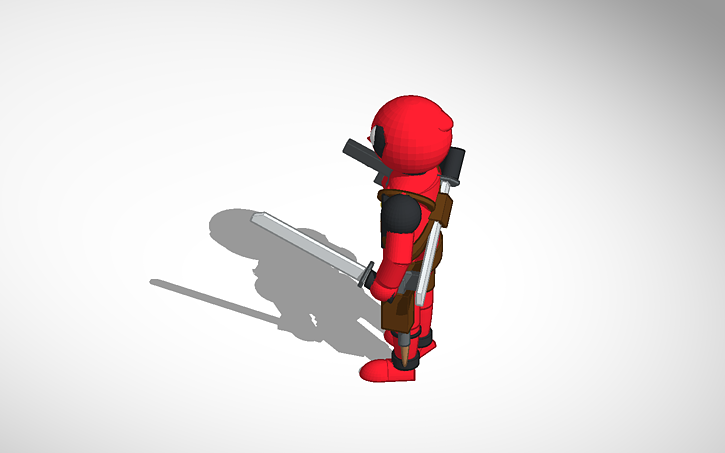 3d Design Deadpool Tinkercad