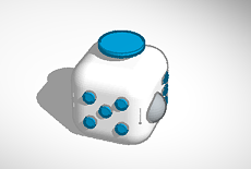 3D design Fidget cube | Tinkercad
