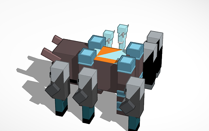 3D design Pillager Squad - Tinkercad