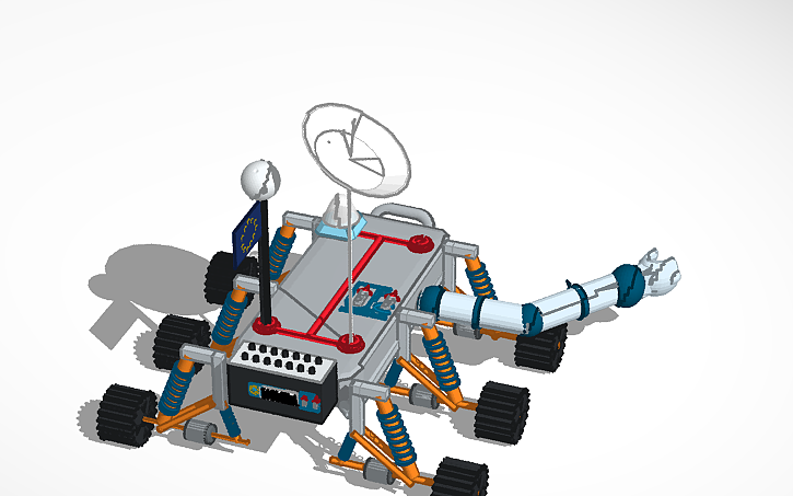 3D design Rover - Tinkercad