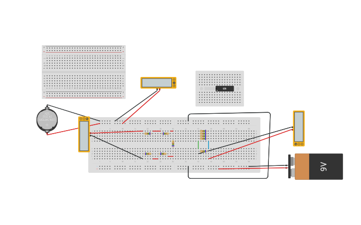 Circuit design Breadboard Kullanımı - Tinkercad