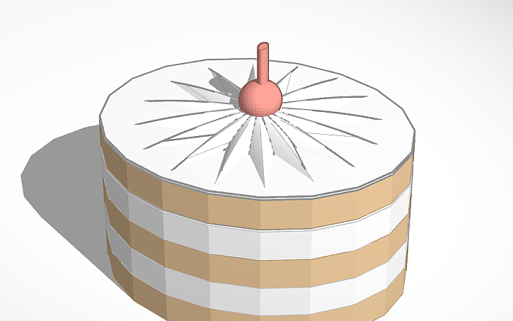 3D design Chocolate Cake! | Tinkercad