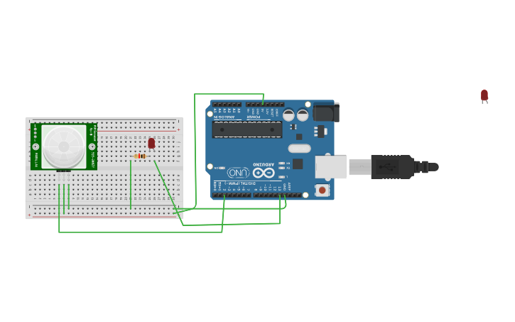 Circuit design sensor - Tinkercad