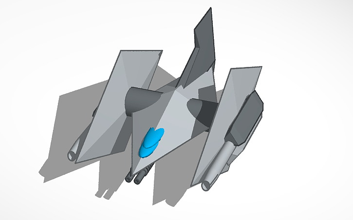 3D design FZ-6 MicroFighter - Tinkercad