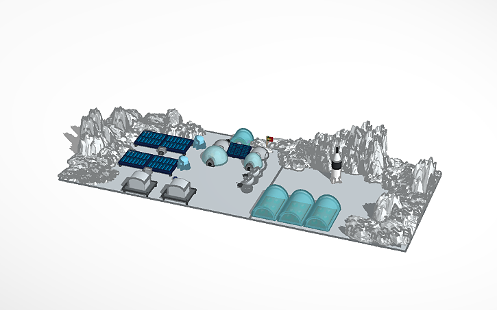 3D design Lunaris - Tinkercad