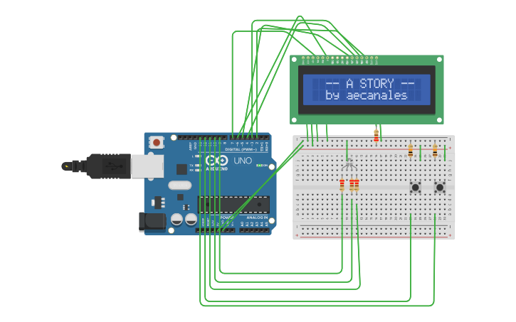 Circuit design Choice-based Text - Tinkercad