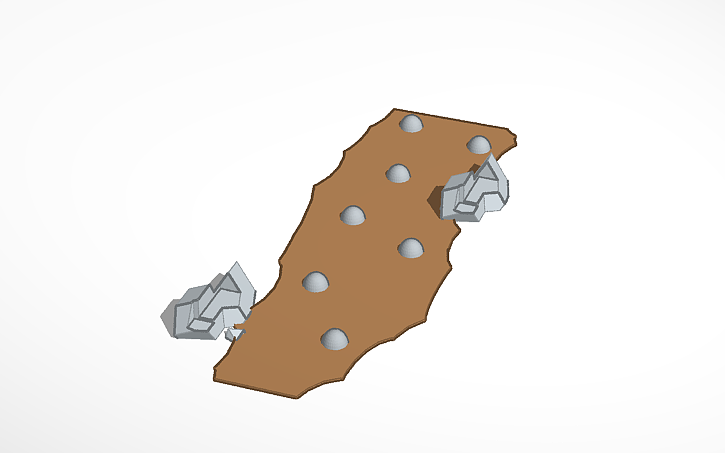 3D design Dirt path - Tinkercad