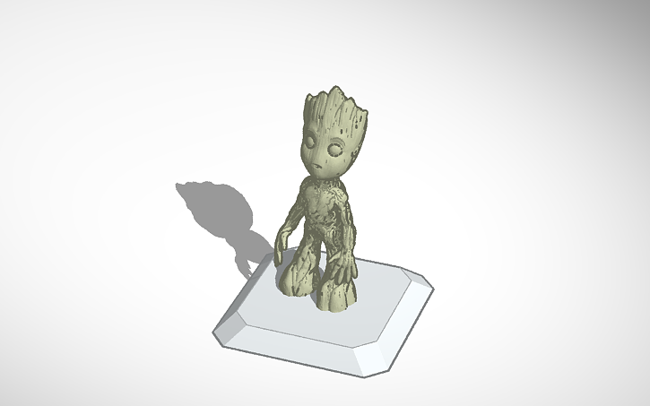 3D design groot - Tinkercad