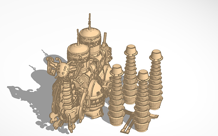 3D design Divine Beast Vah Naboris | Tinkercad