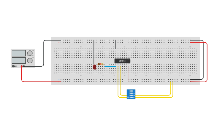 Circuit design IC 74HC32 | Tinkercad