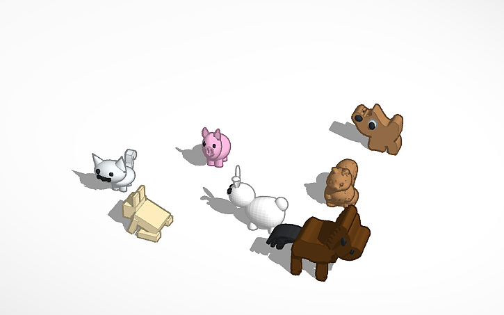 3D design Animals - Tinkercad