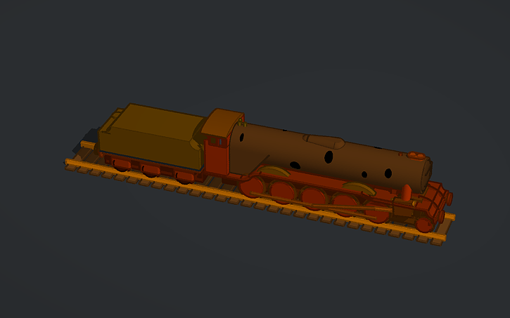 3D design TTTE S8 Ghost Train (The Killdane Experiment) - Tinkercad
