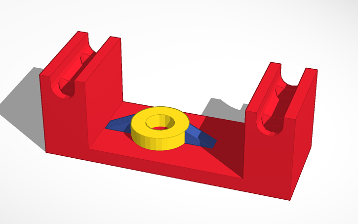 3D design Powerfist Dial (Deflection) Gauge Holder | Tinkercad