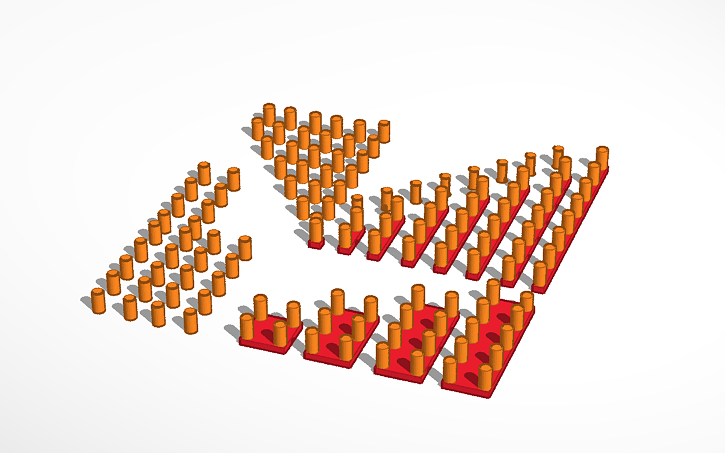 3D design peg_board_vorlage | Tinkercad