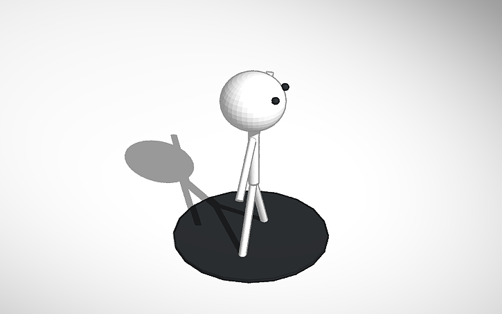 3D design Stick man - Tinkercad
