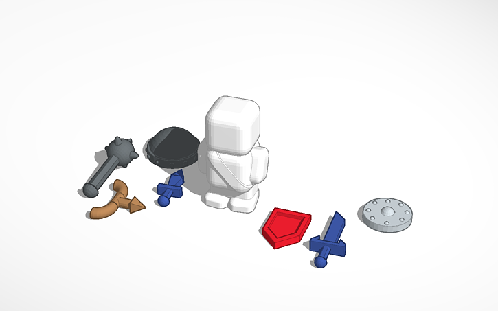 3D design Hero Kids - Character Template | Tinkercad