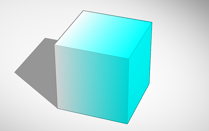 3D design High resolution white to blue Gradient - Tinkercad
